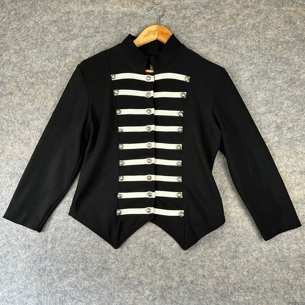 Vintage Just In Time Military Parade Jacket Women Med… - Gem